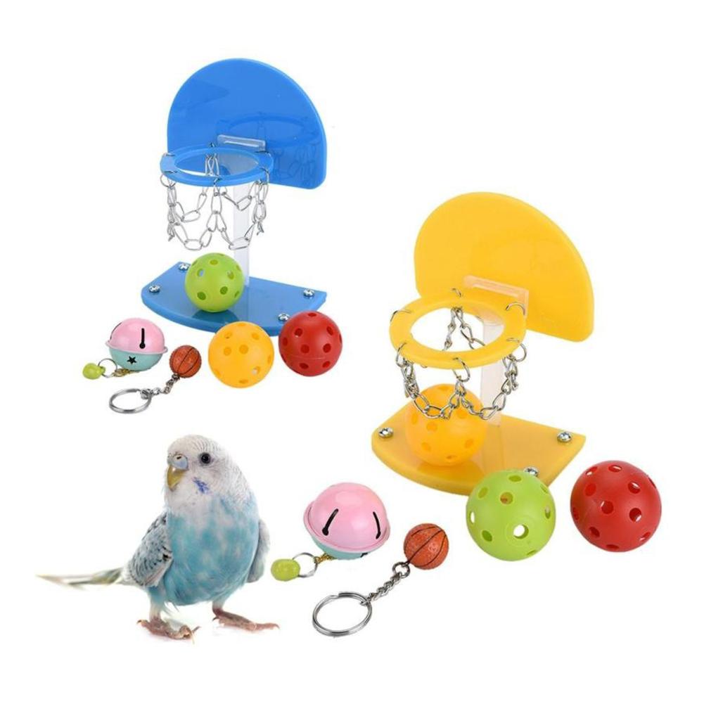 Mini Basketball Stands Hoop Pet Bird Parrot Toys P... – Vicedeal