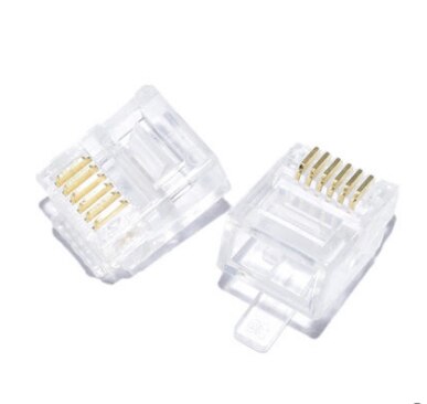 Transparante Telefoon Kristal Hoofd RJ11 Universel... – Vicedeal