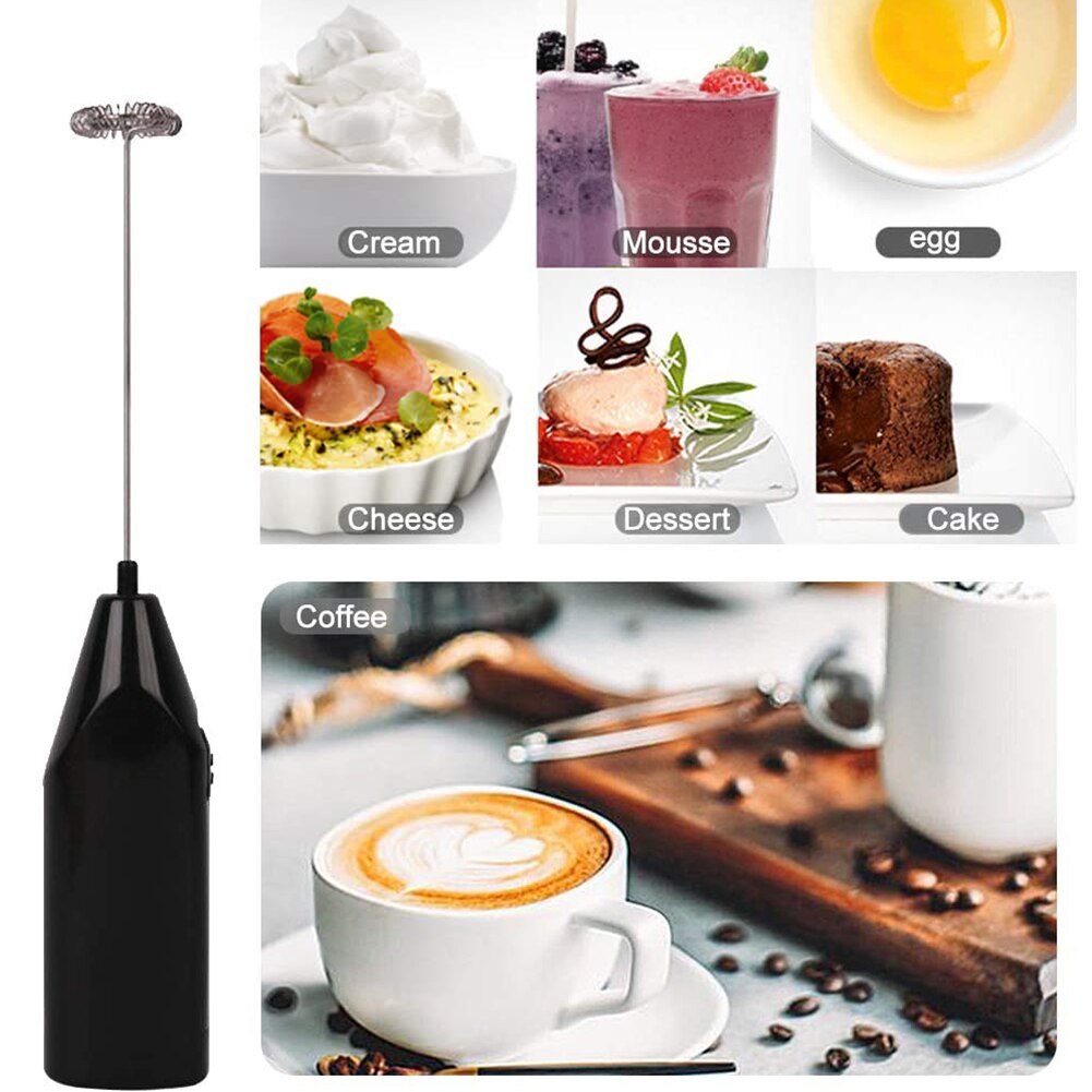 Portable Milk Drink Coffee Whisk Mixer Handheld St... – Vicedeal