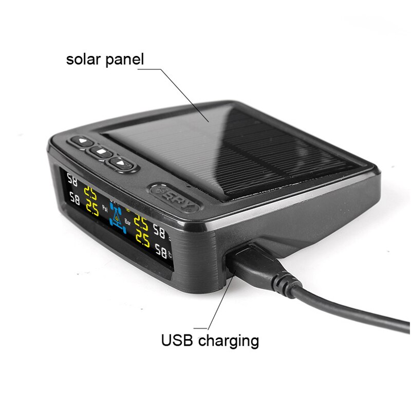 Spy Zonne-energie Bandenspanningscontrolesysteem D... – Grandado