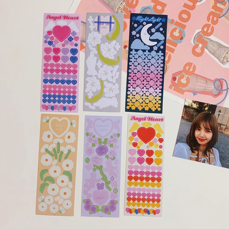 INS Cute Flower Cartoon Sticker DIY scrapbooking j... – Grandado