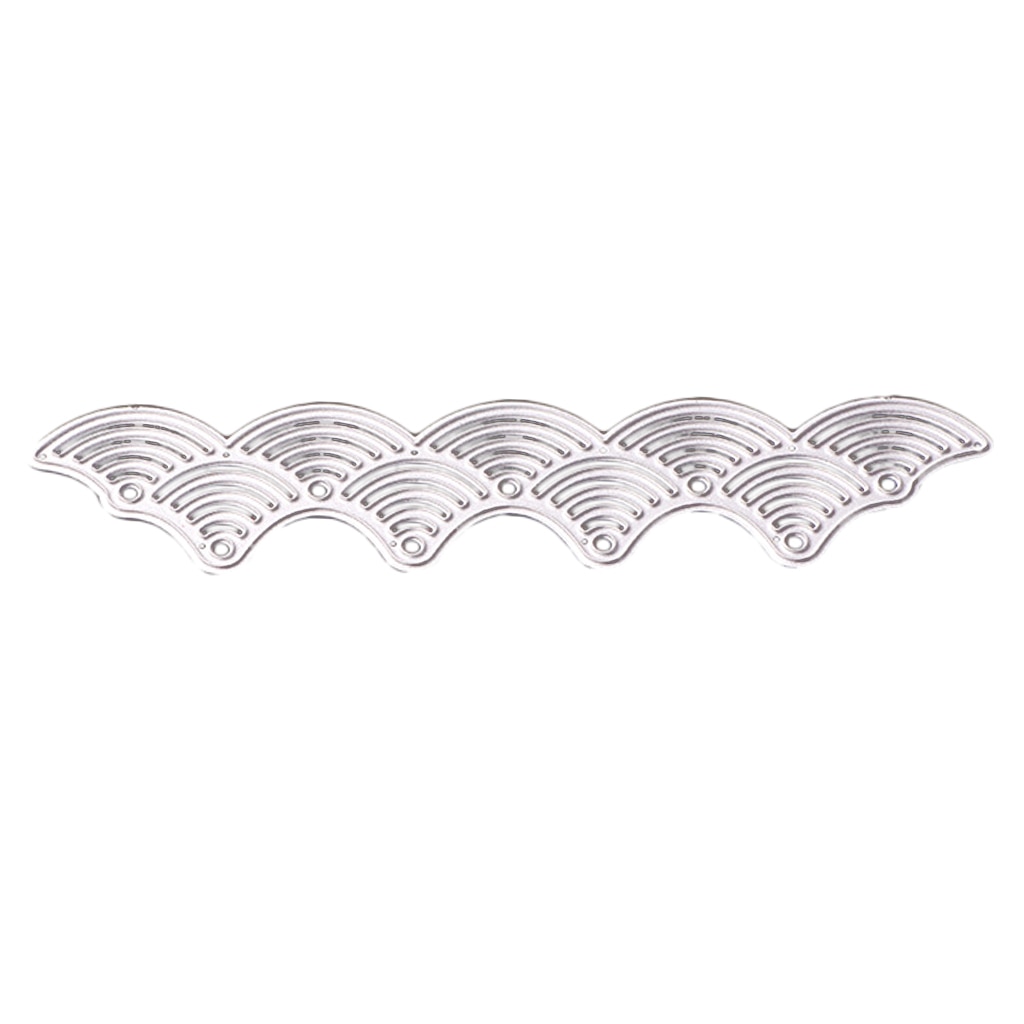Metal Wave Border Cutting Dies Stencil Scrapbookin... – Vicedeal