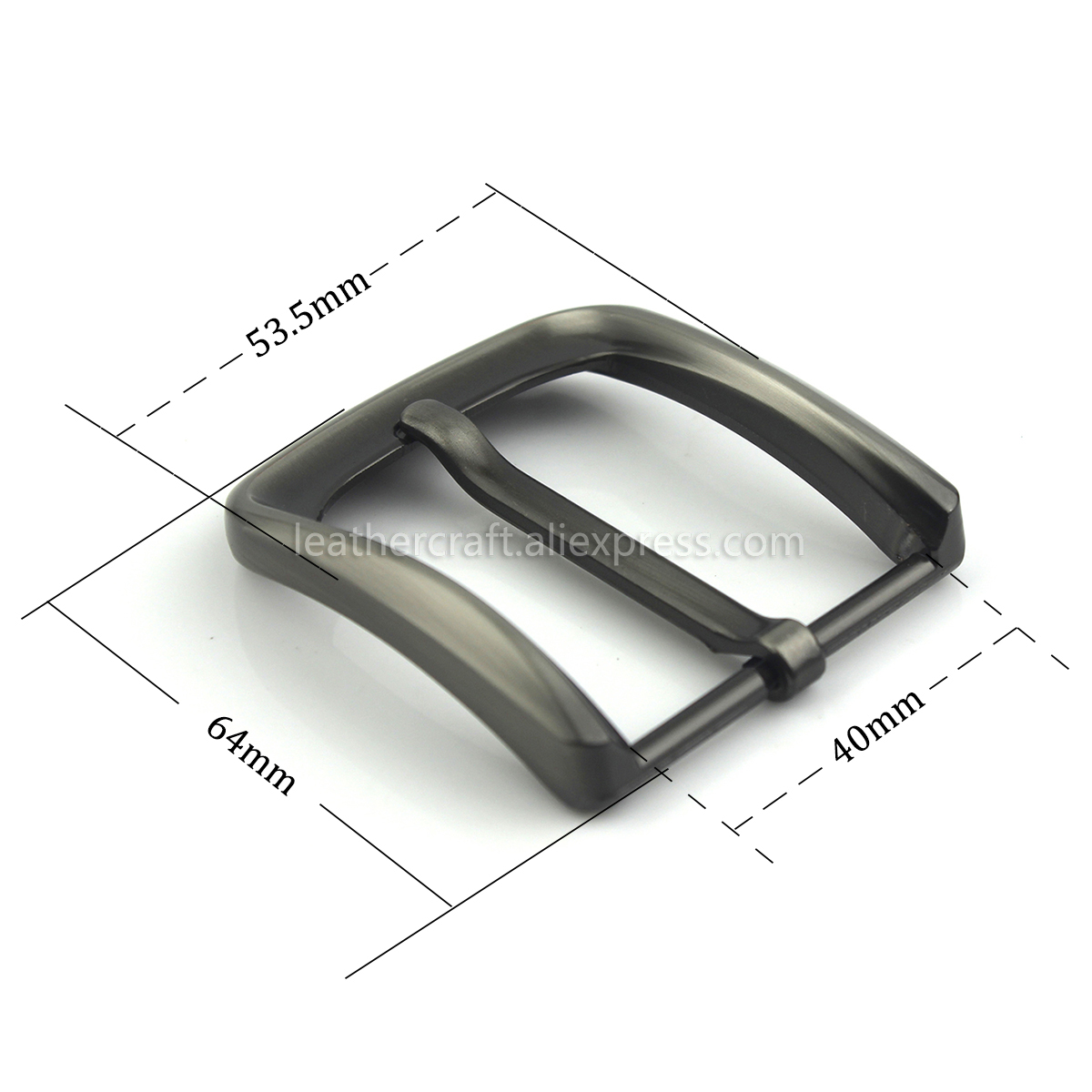 1 stücke 40mm Metall Gebürstet Gürtel Schnalle Män... – Vicedeal
