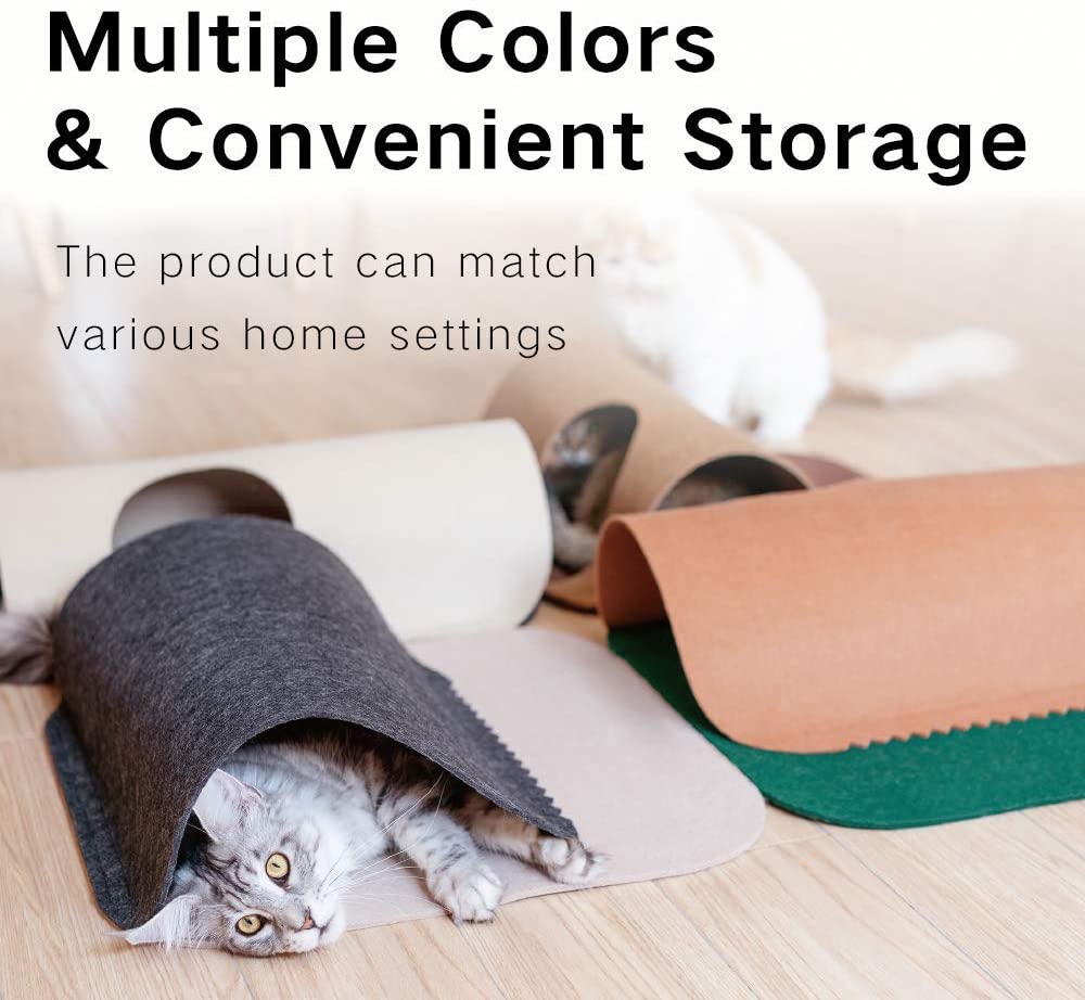 Cat Play Mat Fun Tunnel Activity Rug Toy for Indoo... – Vicedeal