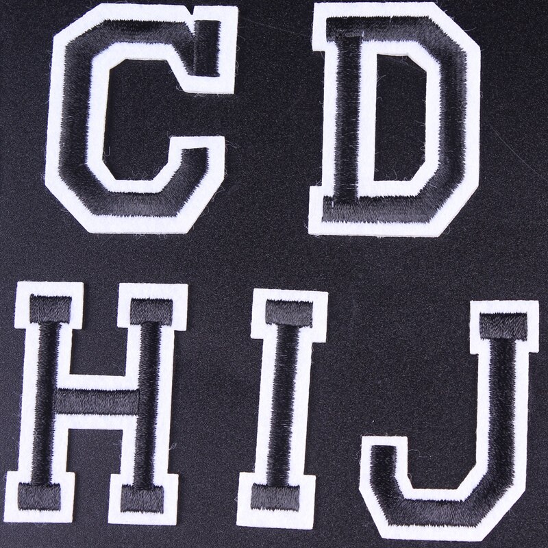 Prajna Custom English Letter Patch Name Applique E... – Grandado
