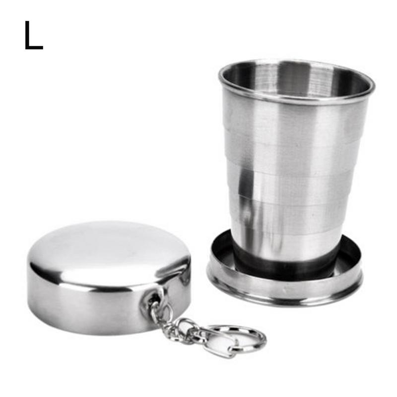 Huishoudelijke Vouwen Cups Rvs Camping Vouwen Cup Draagbare Outdoor ...