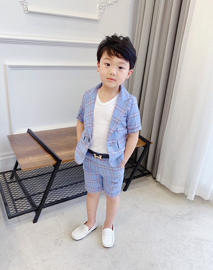 2pcs/set Boys Blazer Suits set (suit+pant) Kid Boy... – Grandado