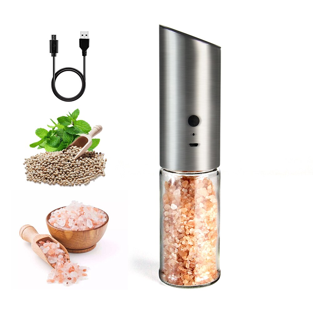 Electric Salt and Pepper Grinder USB Rechargeable ... – Vicedeal