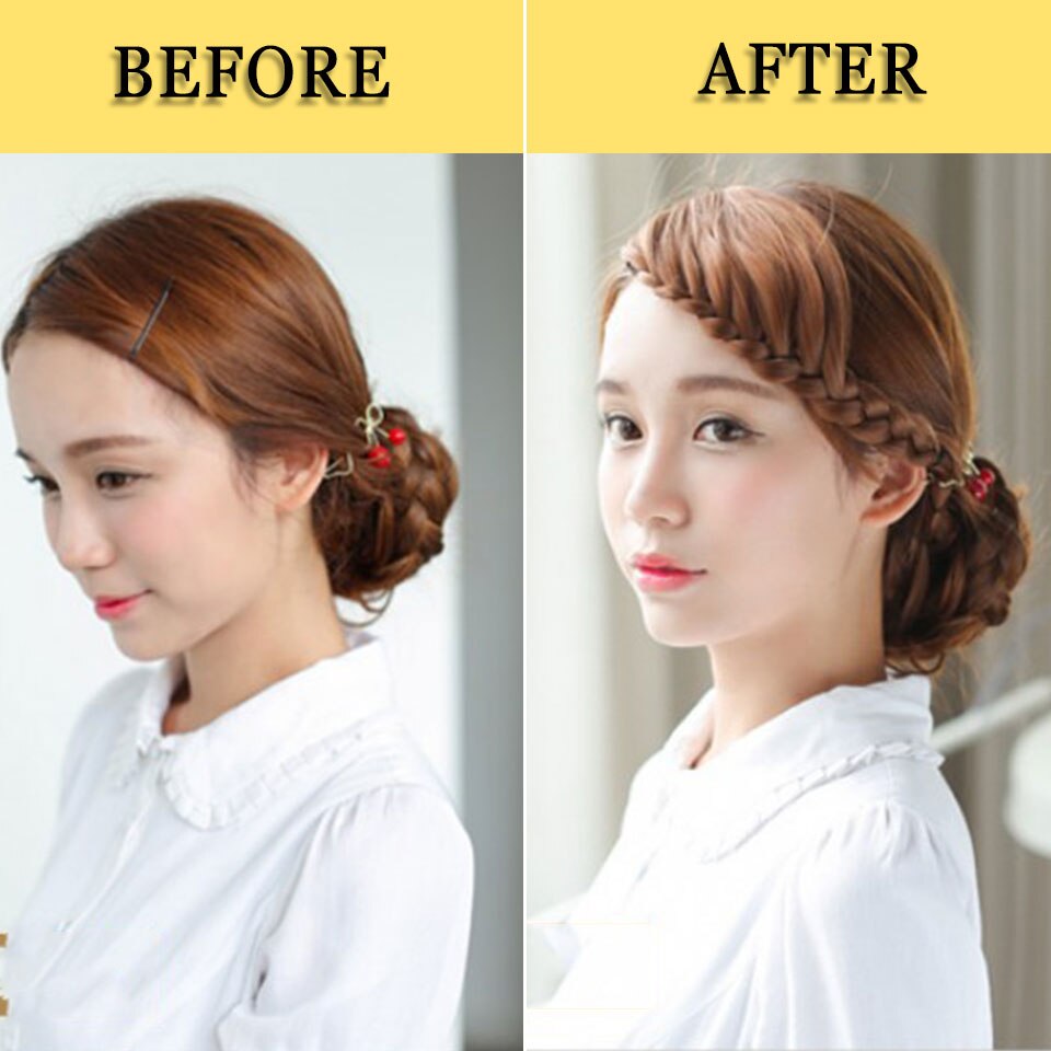 synthetic wedding hair accessories chigon with bra... – Vicedeal