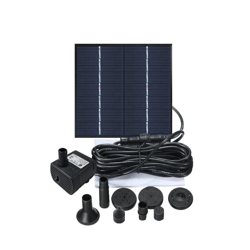 Square Solar Fountain 1.2W Home Fountain Garden Fo... – Grandado