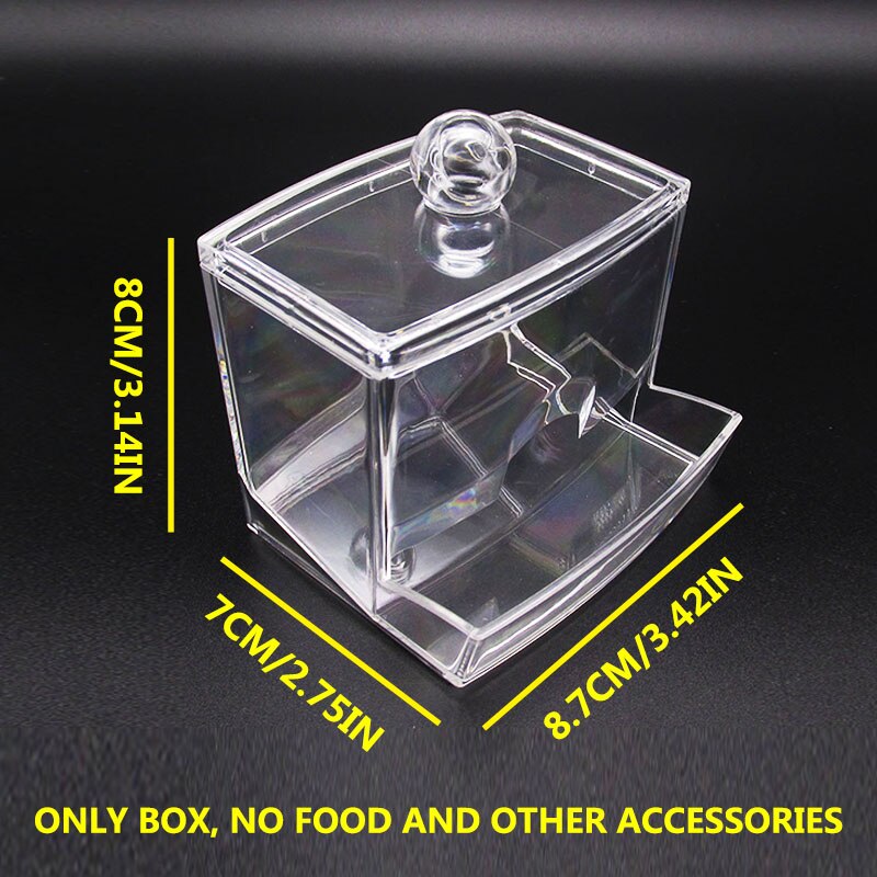Acrylic Small Pet Hamster Rat Food Dispenser Feede... – Vicedeal