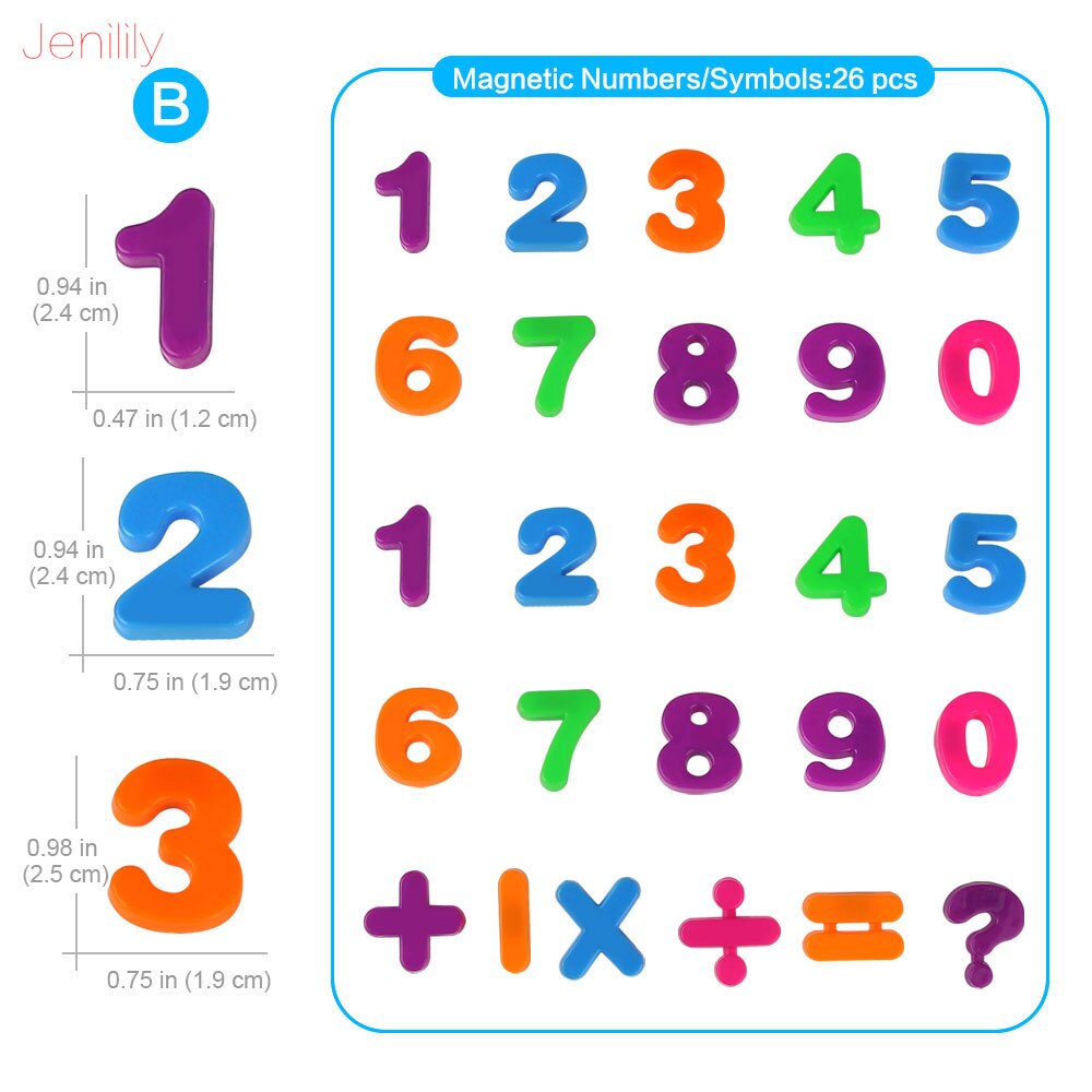Baby Toy 26pcs/set Magnet Numbers Puzzle Education... – Grandado