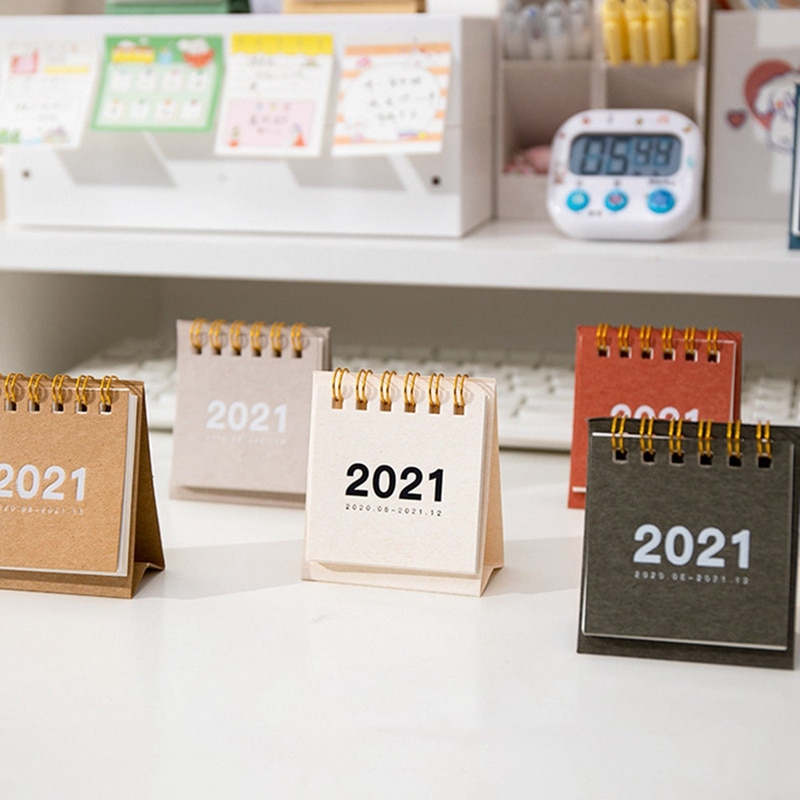 mini skrivebord kalender enkle mini dekorative kal... – Grandado