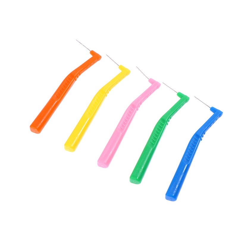 5 Pcs L-shape Interdental Brush Tooth Cleaning Too... – Grandado