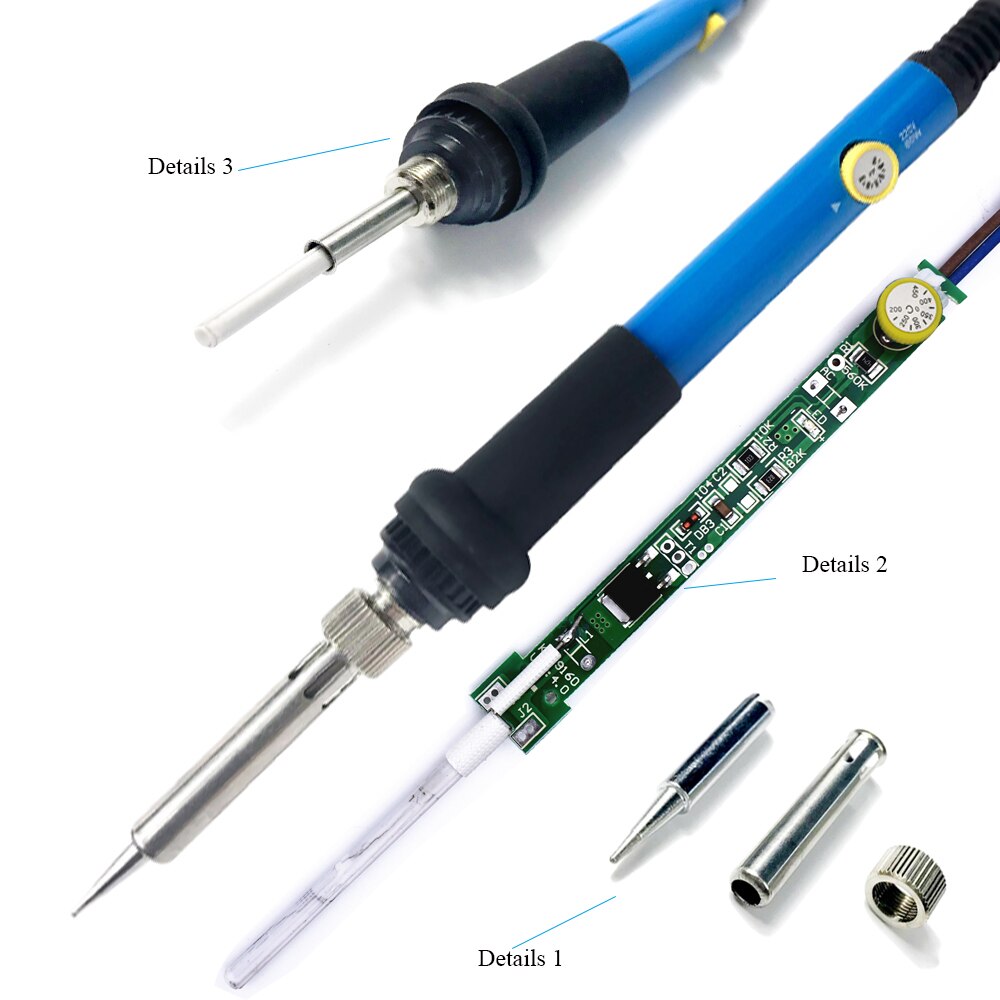 Electric Soldering Iron Kit 60W 220V EU Plus Adjus... – Vicedeal