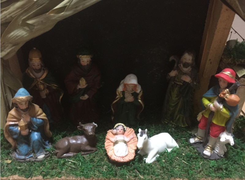 Christian Jesus Was Born Resin Decoration Birthday... – Grandado