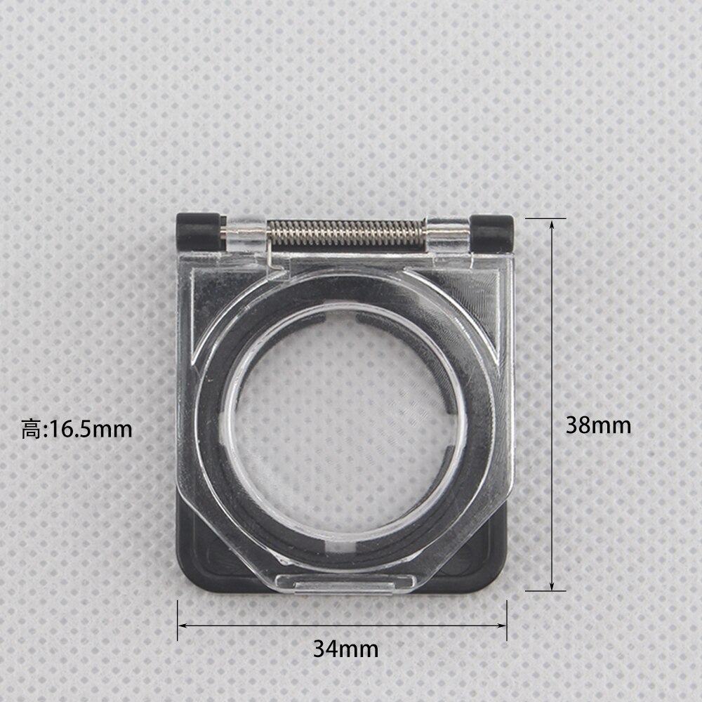 22mm Mounting holes transparent button protection ... – Grandado