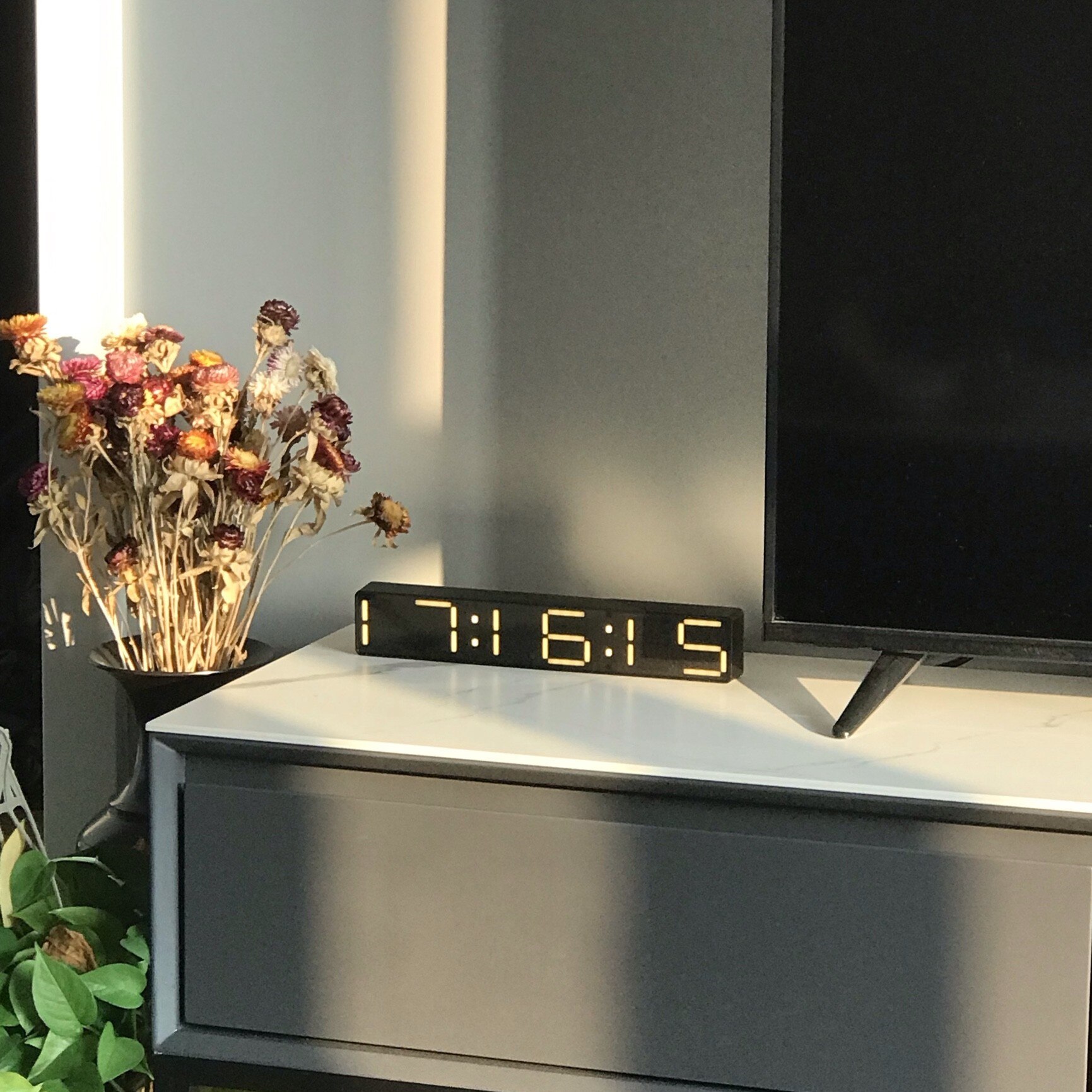 Led Klok Bureauklok Eeuwigdurende Kalender Lichtge... – Grandado