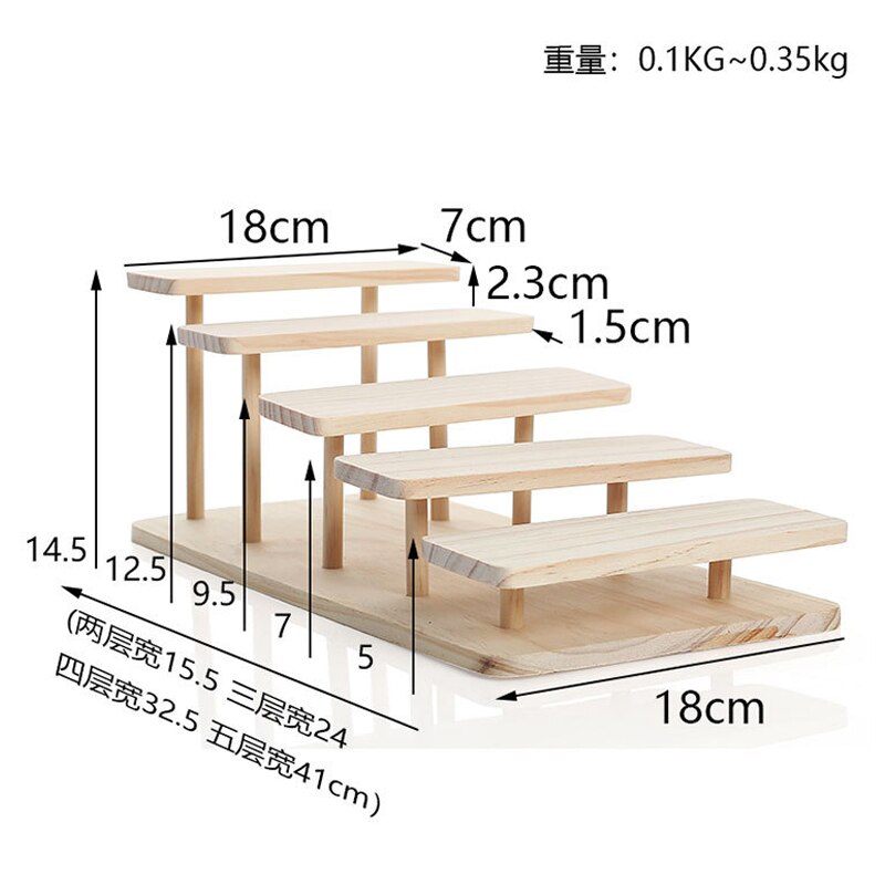 2-5 Layers Sun Glasses Eyeglasses Wood Display Sta... – Grandado