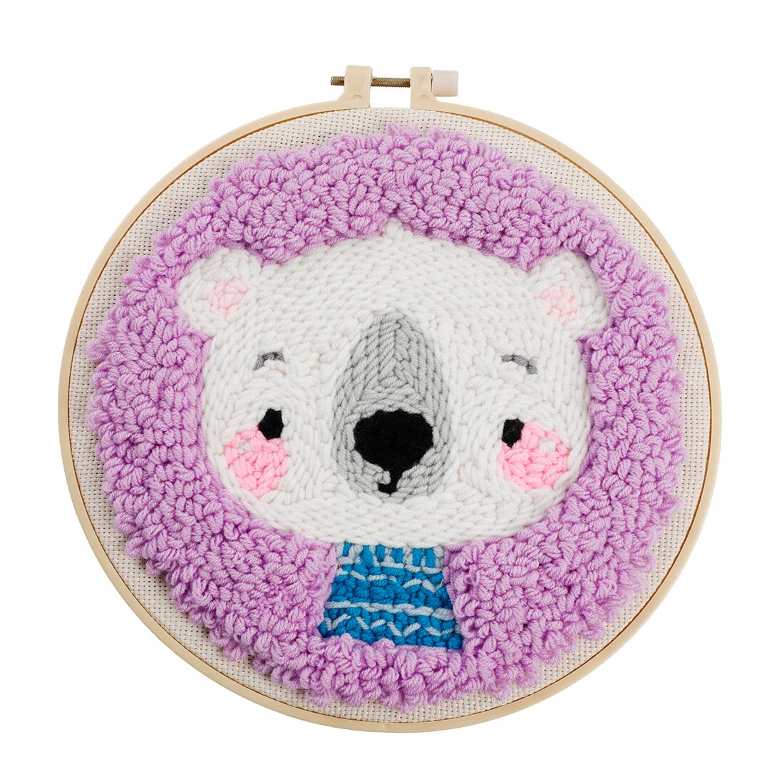 24cm DIY Knitting Wool Rug Hooking Kit Handcraft W... – Vicedeal