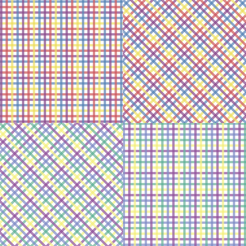 Kljuyp 24 Sheets 6 "X6" Basic Plaid Papi... – Vicedeal