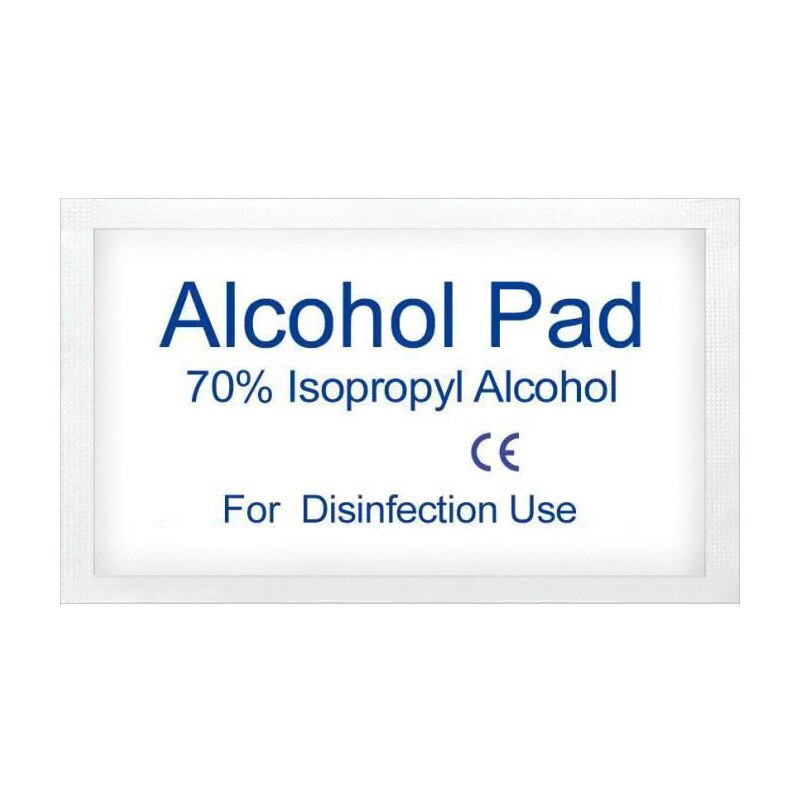 100pcs Single Use Alcohol Disinfection Pad Wet Pap... – Grandado