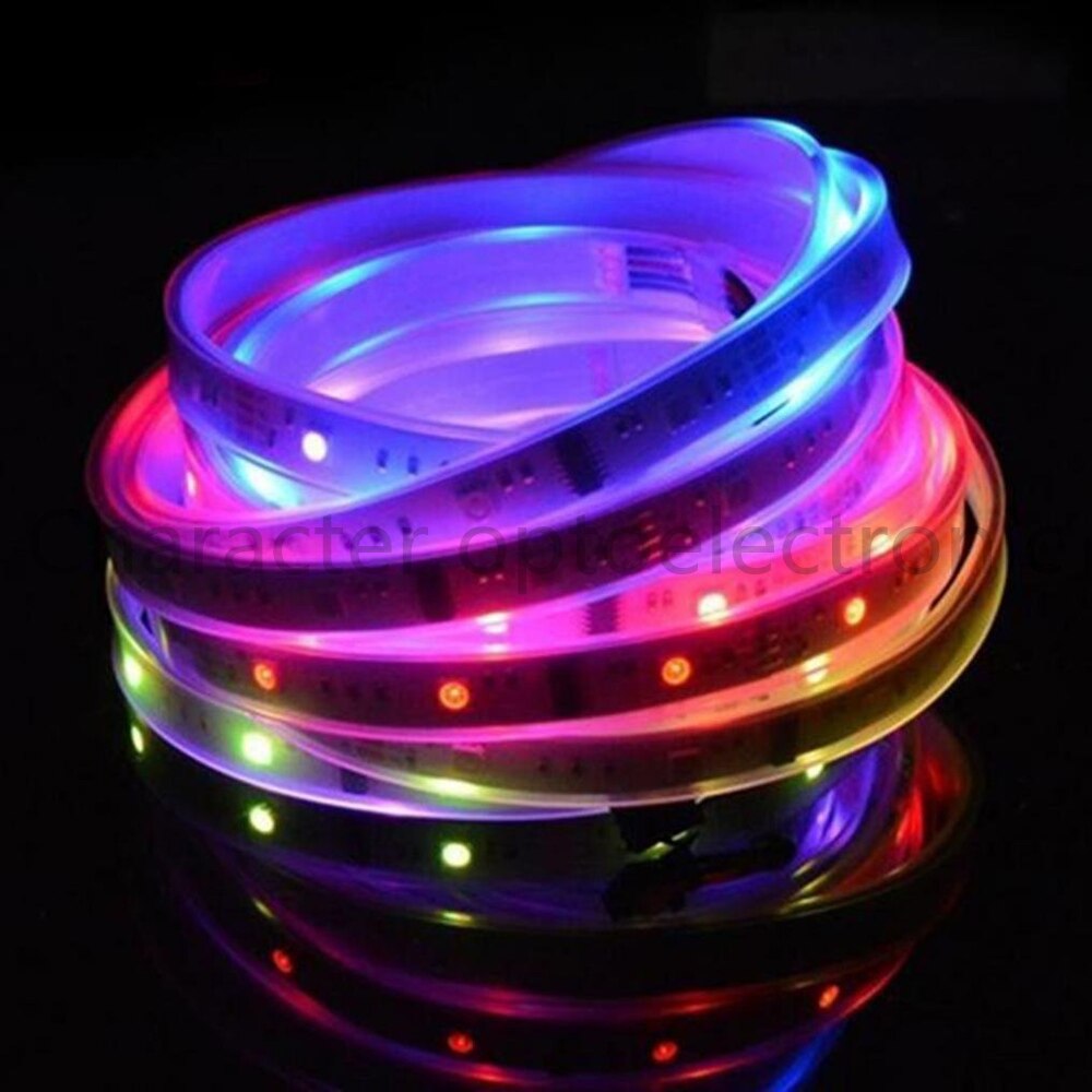 DC12V 6803 IC Digital RGB Led Strip 5050,30LED/m 5... – Vicedeal
