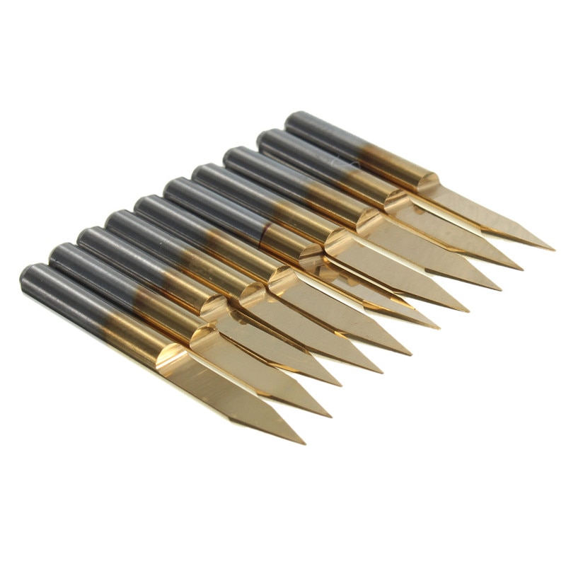 10 stuks 30 Graden 30mm Titanium Frezen Coated Car... – Grandado
