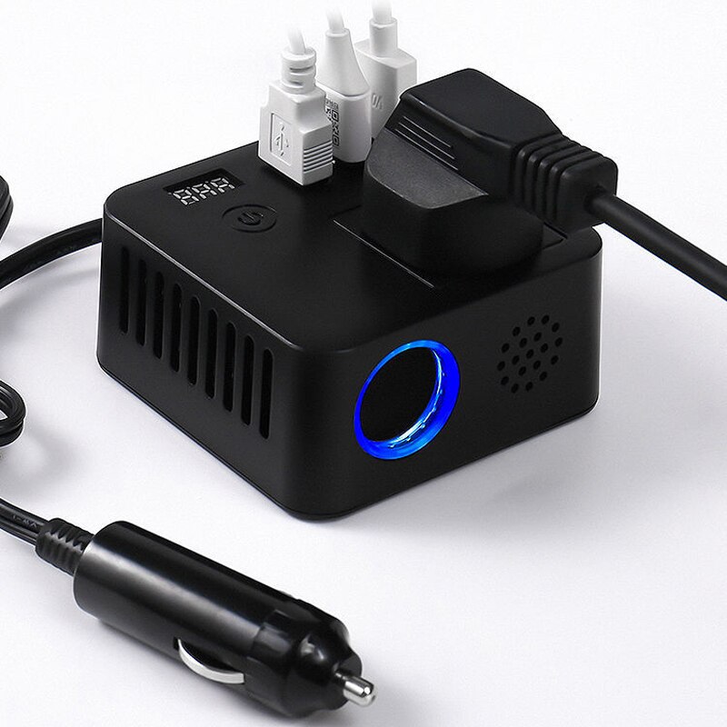150W Auto Omvormer 12/24V Naar 220V Digitale Conve... – Vicedeal