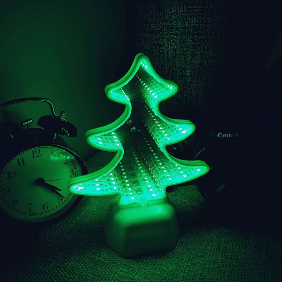 3D Tunnel Lights Flamingo Unicorn Heart Shape Infi... – Grandado