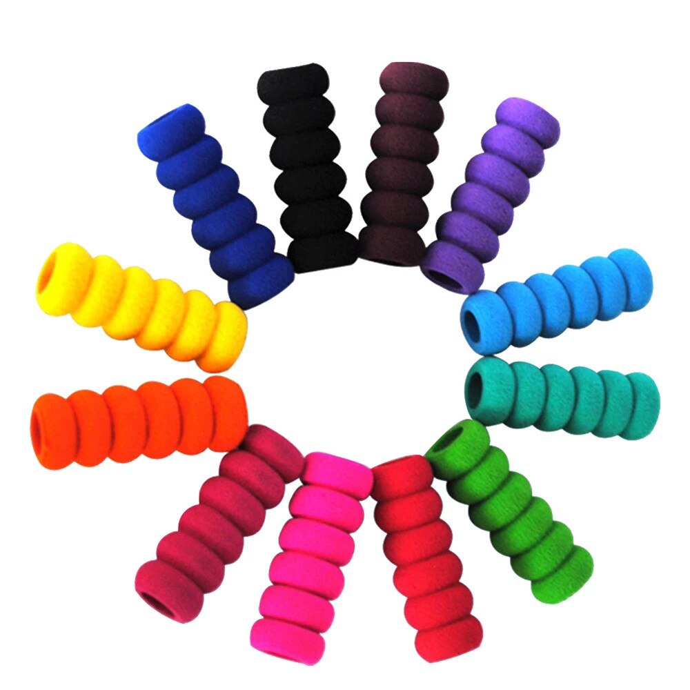 10Pcs Soft Foam Pencil Grips Pencil Cover Non-slip... – Vicedeal
