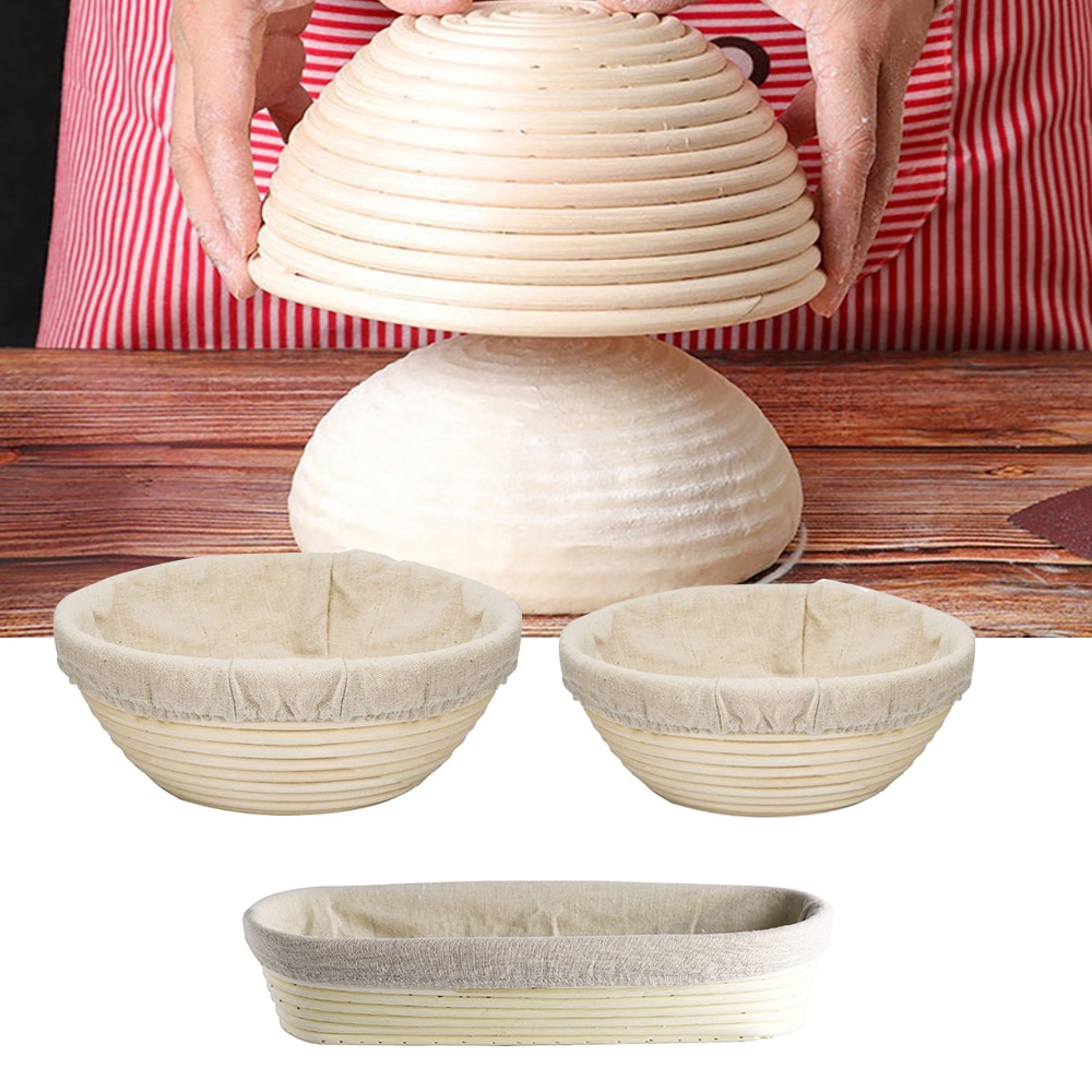 Ovale/Ronde Brood Proofing Mand Met Cover Gisting ... – Grandado