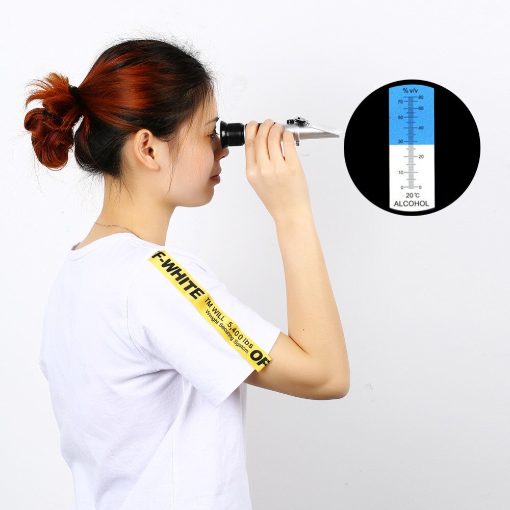 Adjustable Manual Focus Portable 0-80% Alcohol Ref... – Grandado
