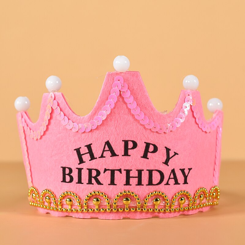 Lighting Crown Happy Birthday Hats For Kids Birthd... – Grandado