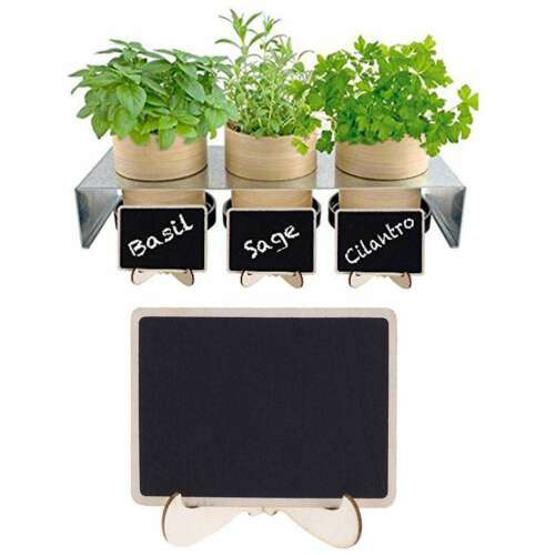 Mini Wooden Blackboard Memo Sign Message Chalk Boa... – Vicedeal