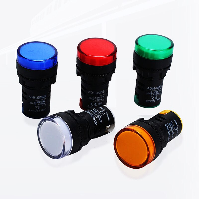 1Pcs Indicator AD16-22DS Led Signaal Lamp Rood/Gro... – Vicedeal