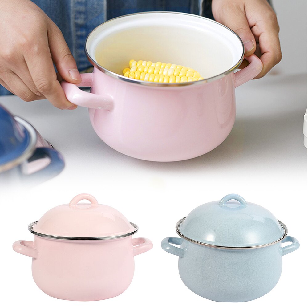 Enamel Stock Pots With Lid Multi-Purpose Soup Pot ... – Grandado