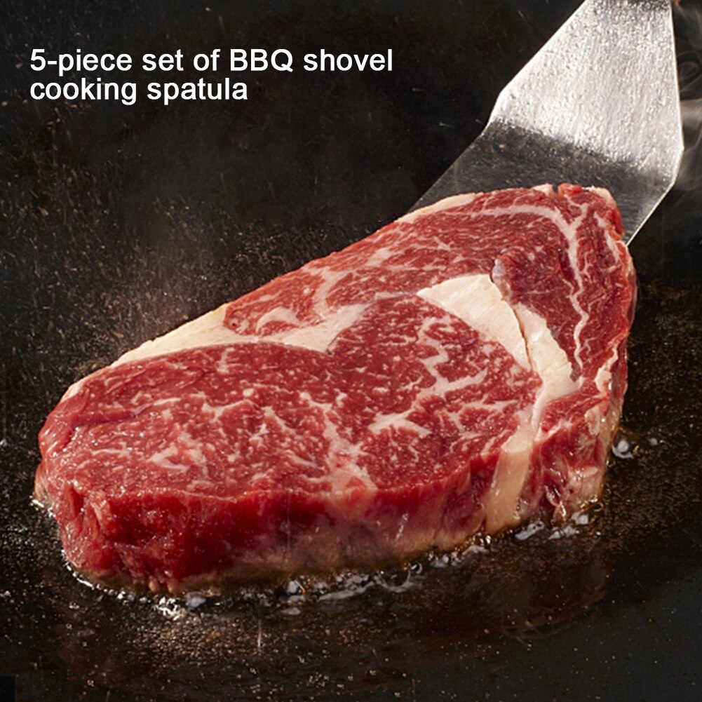 Stainless Steel Grill Spatula BBQ Shovel Sauce Bot... – Grandado