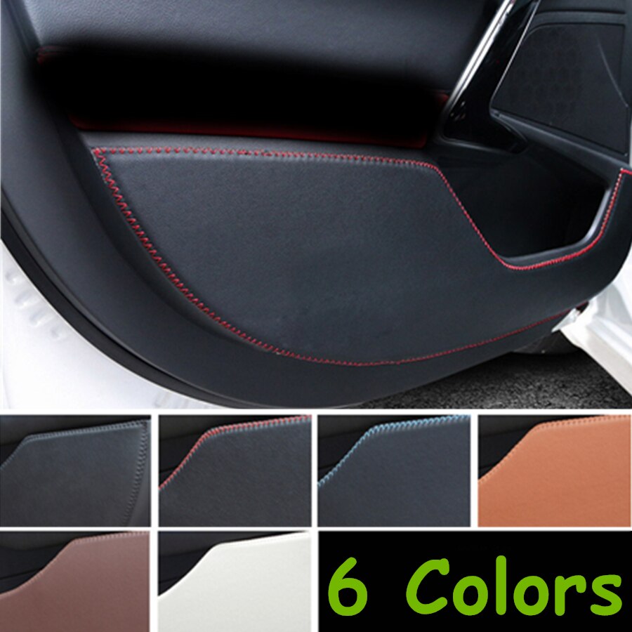 SJ Car Interior Door Anti-dirty Anti-Kick Pad Leat... – Vicedeal