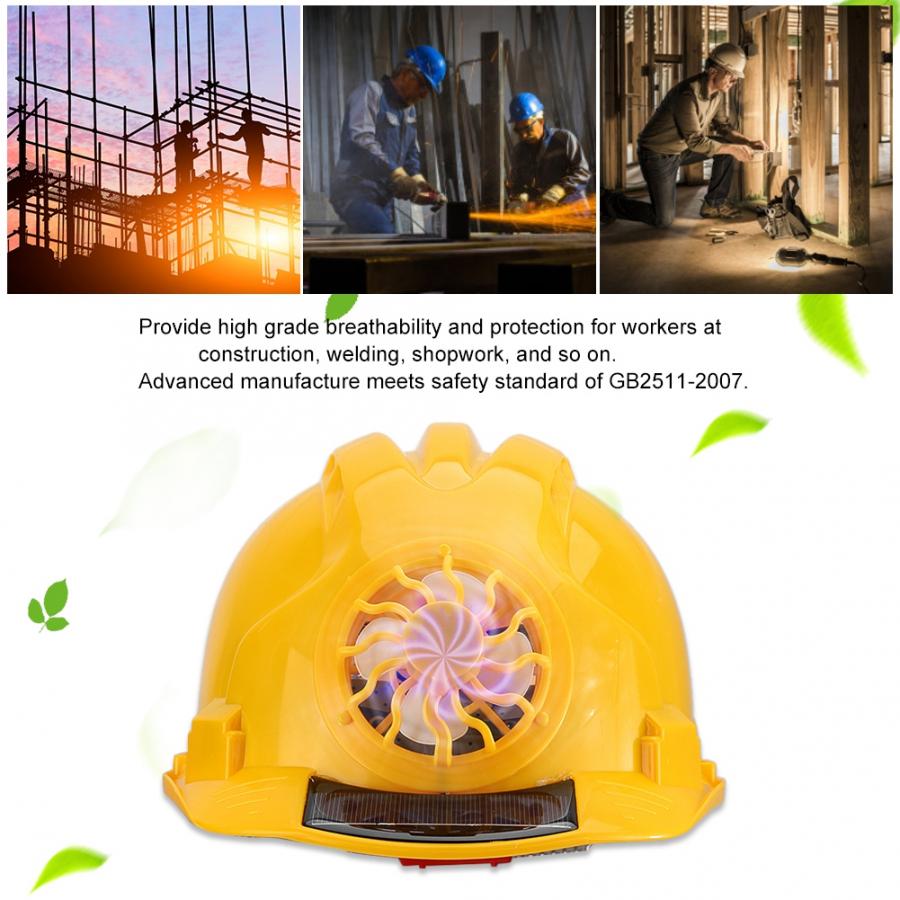 safety helmet Outdoor Safety Helmet with Solar Pow... – Grandado