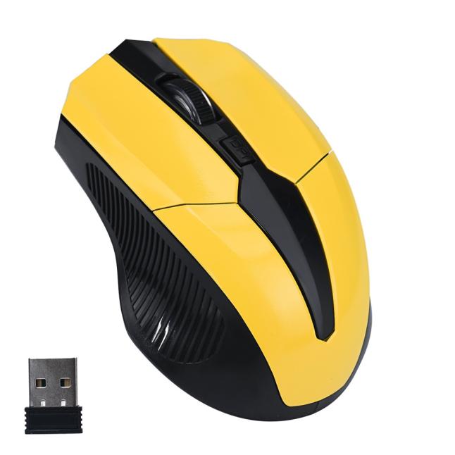 Yellow boy game business office mouse 2.4GHz Mice ... – Grandado