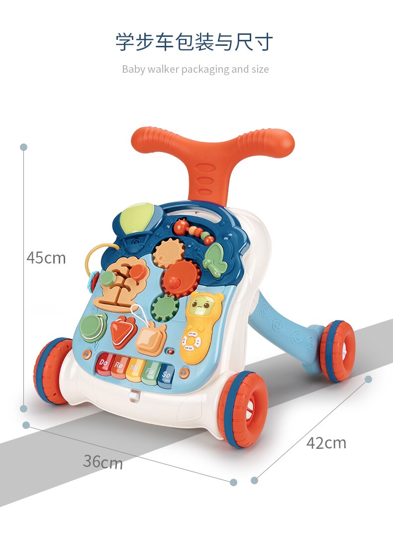Baby Walker Trolley Anti-rollover 6-18 Months Boys... – Vicedeal