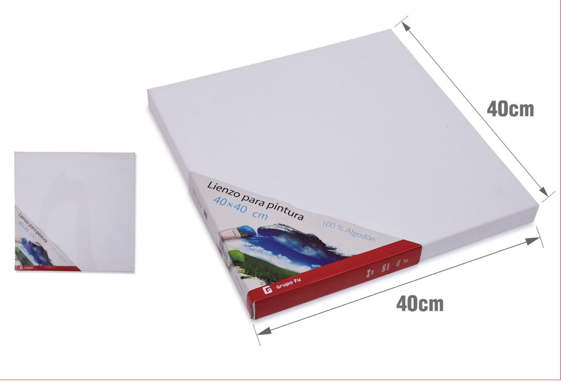 Canvas Schilderij 40X40 Cm 100% Katoen Geschikt Vo... – Vicedeal