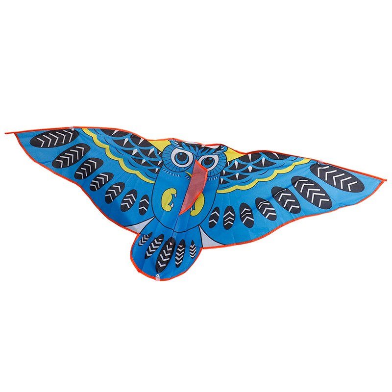 Colorful Cartoon Owl Flying Kite With Kite Line Ea... – Grandado