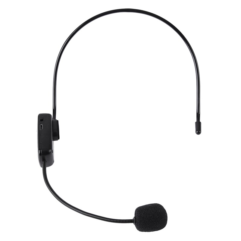 2 Stuks Radio Fm Draadloze Headset Microfoon Hands... – Grandado