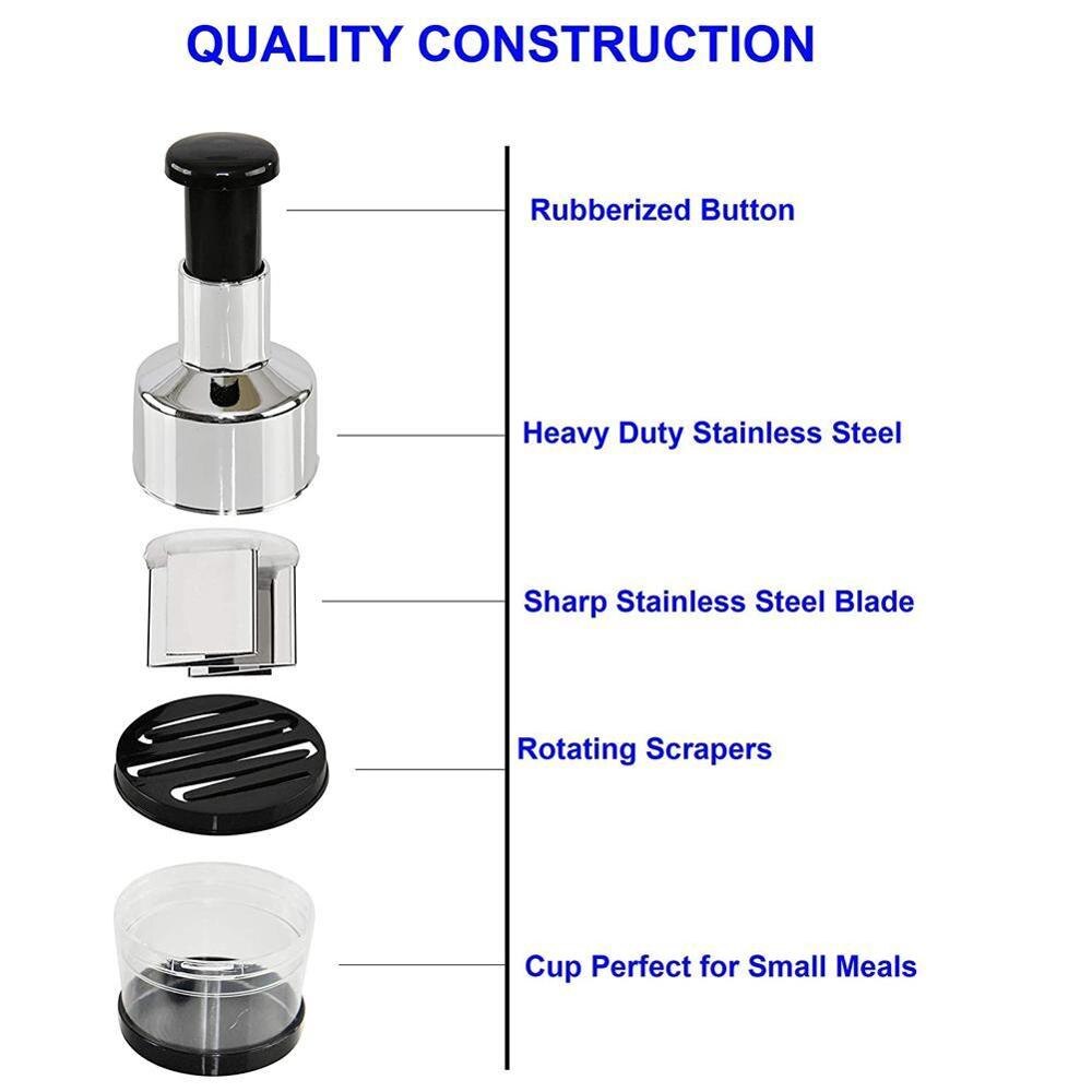 1pc Manual Onion Chopper Efficient Fruit Cheese Cu... – Grandado
