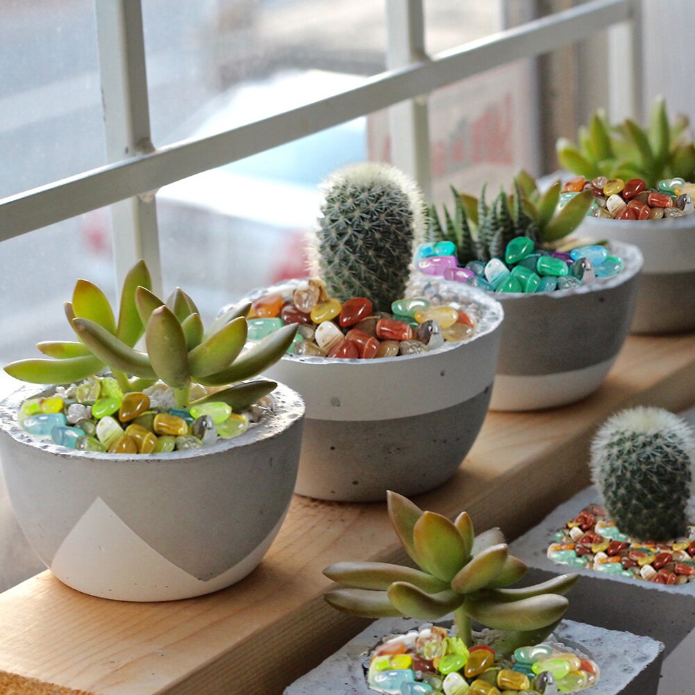 Decorative Rocks Stones Pebbles Mixed Color Accent... – Grandado