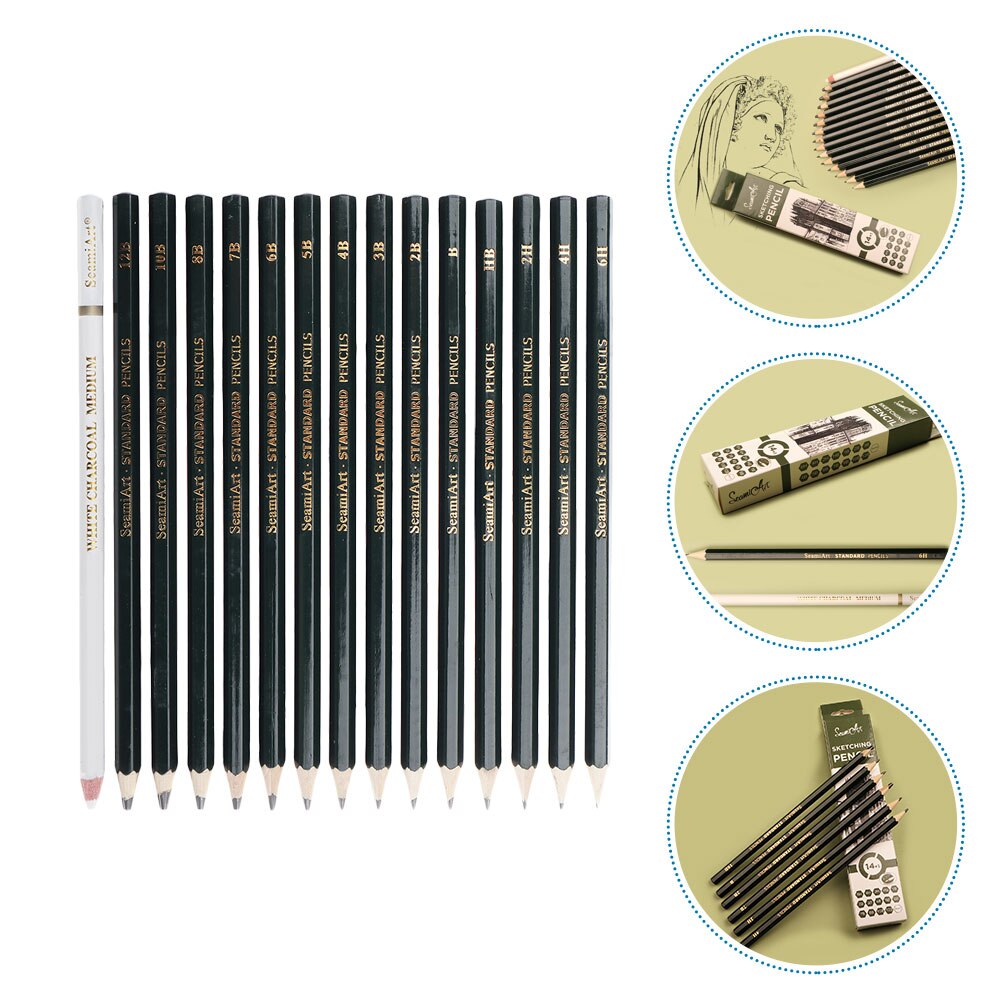 15Pcs Sketching Pencils Children Painting Pencils ... – Grandado