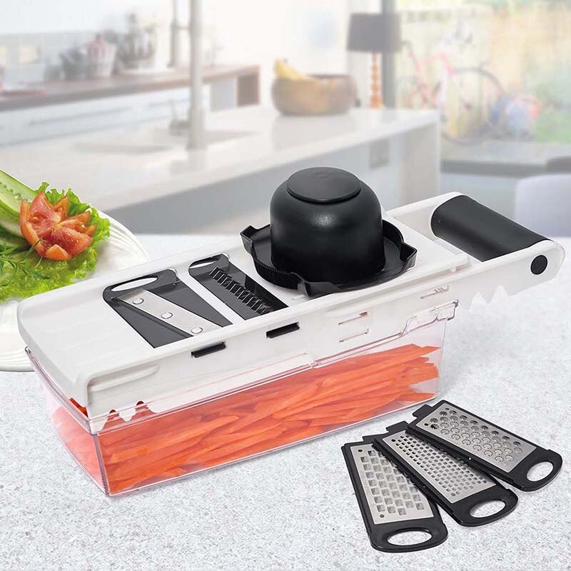 LHS Mandalin Slicer with Container Multifunctional... – Vicedeal