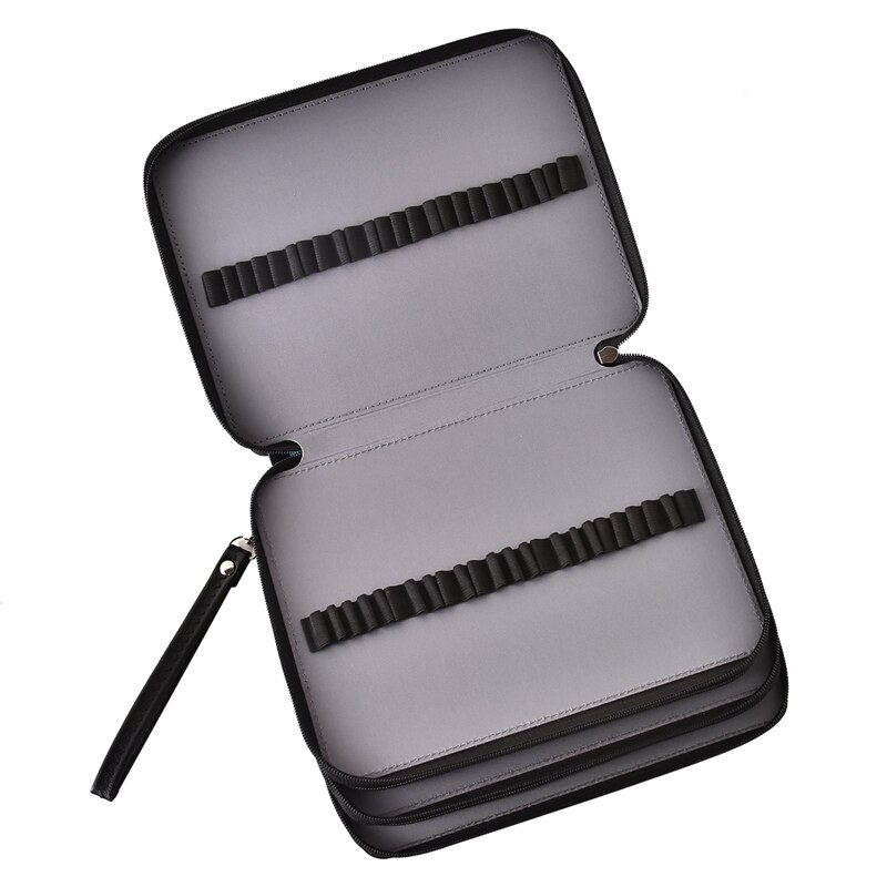 Pu Lederen School Etui 184 Gaten Grote Capaciteit ... – Grandado